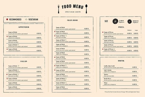 The Art of Menu Design
