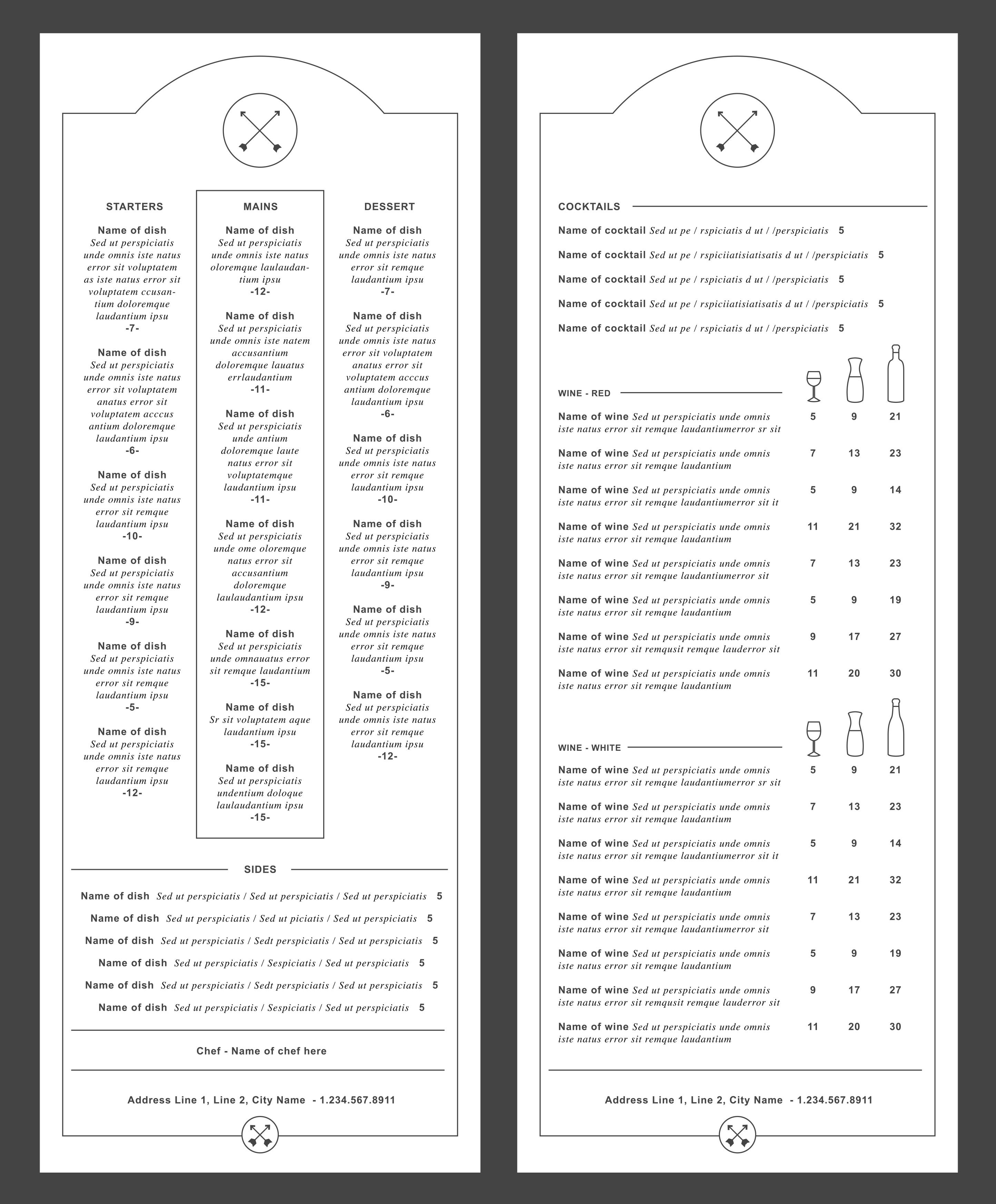 The Art of Menu Design
